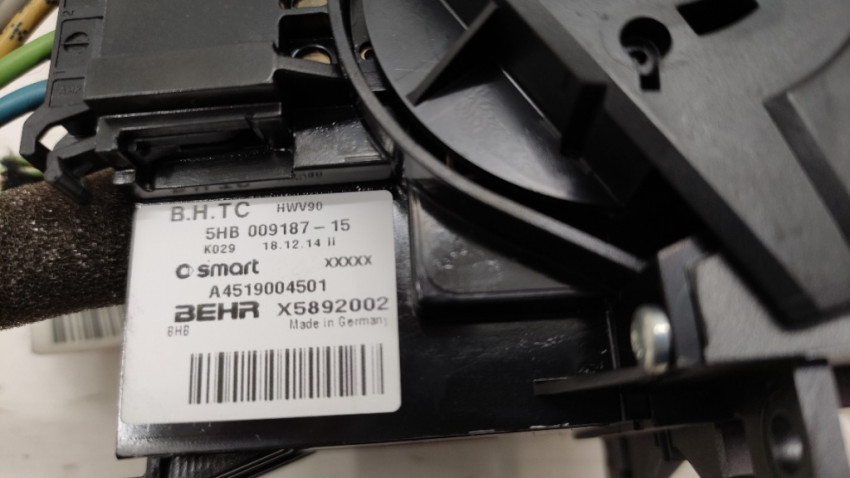 Comandi clima Smart fortwo coupe