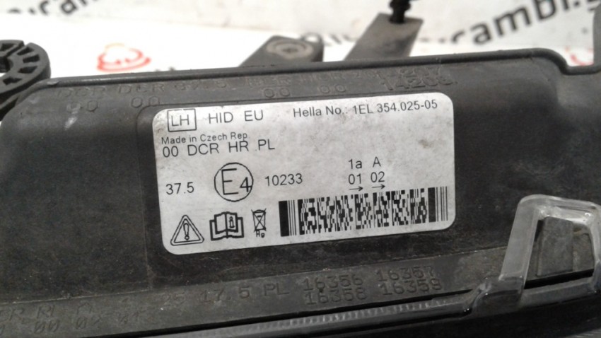 Fanale Alogeno Anteriore Sinistra Land rover freelander