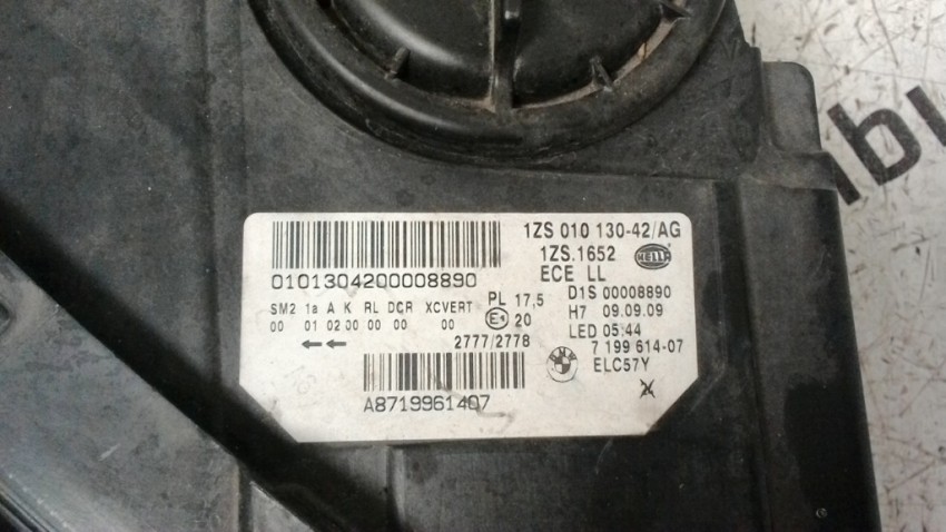 Fanale Xenon/Led Anteriore Destra Bmw serie 5 gt