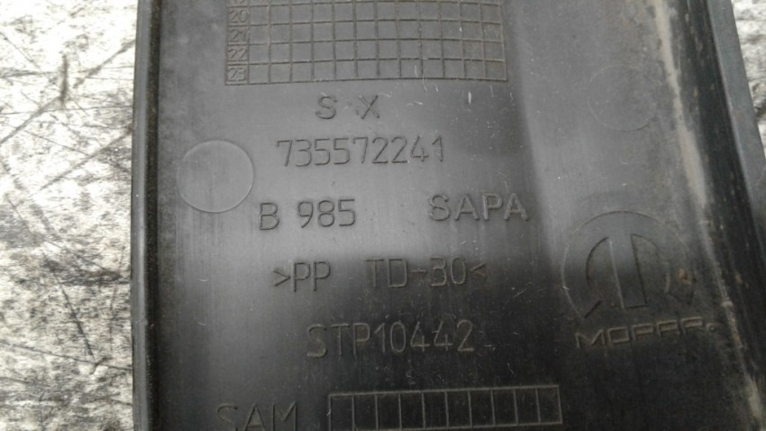 Modanatura Esterna Posteriore Sinistra Fiat 500 x