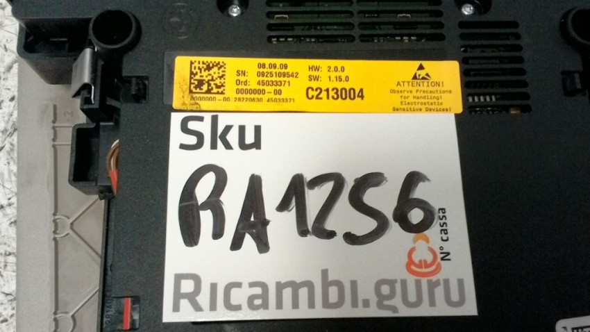 Plafoniera Anteriore Bmw serie 5 gt