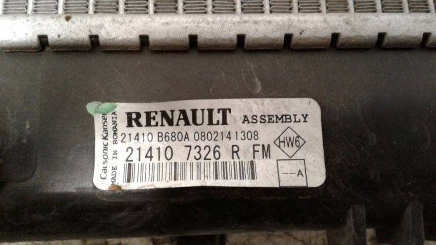 Radiatore acqua Renault clio