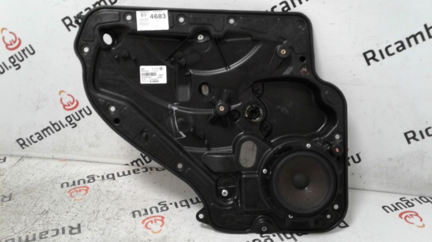 Telaio alzacristallo Posteriore Sinistra Volkswagen golf 6 berlina