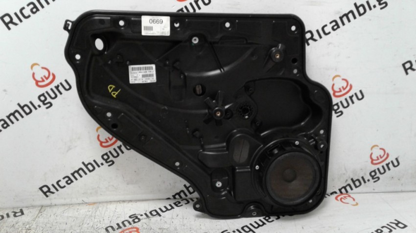 Telaio alzacristallo Posteriore Sinistra Volkswagen golf 6 berlina